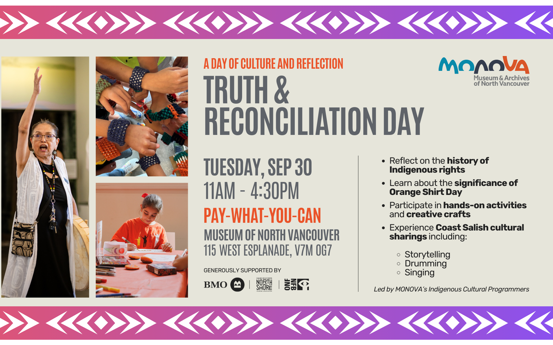 Truth and Reconciliation Day at MONOVA | Culture Days 2025