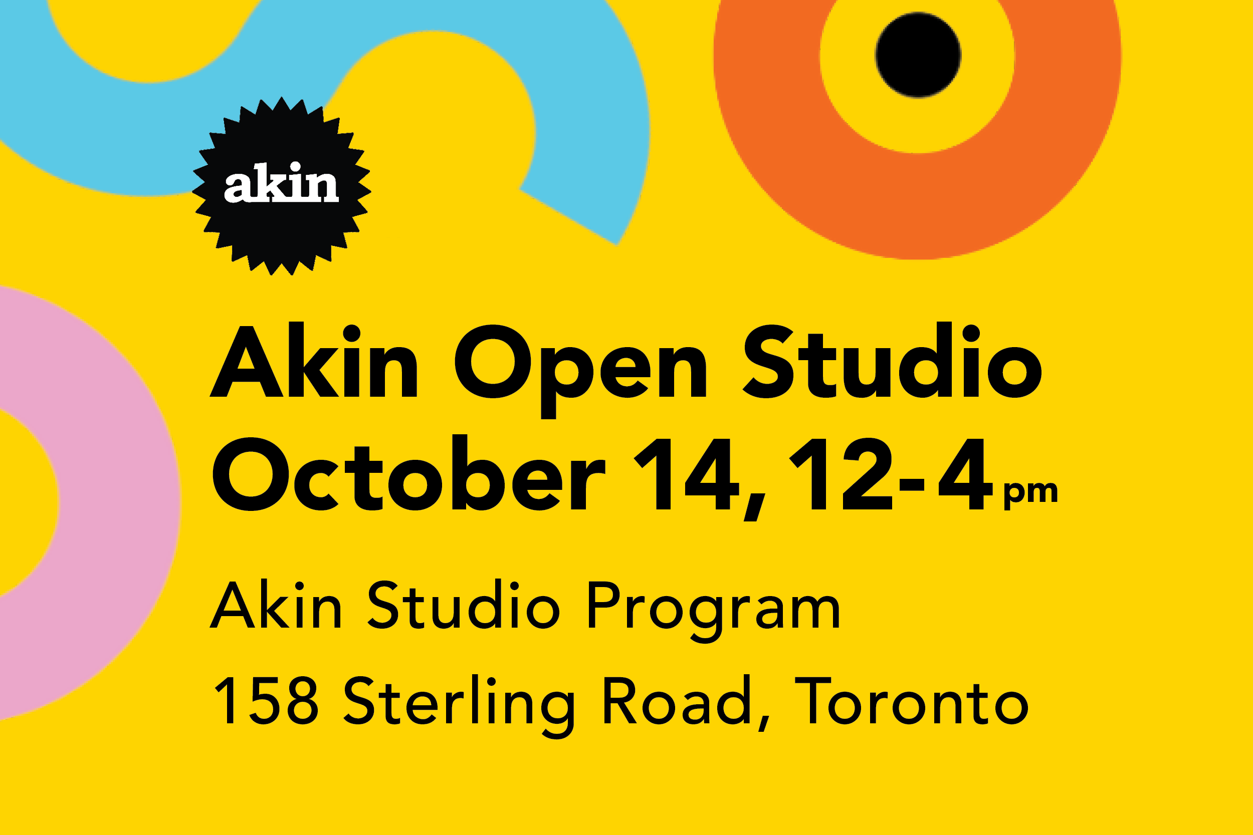 Akin Open Studio! | Culture Days 2023