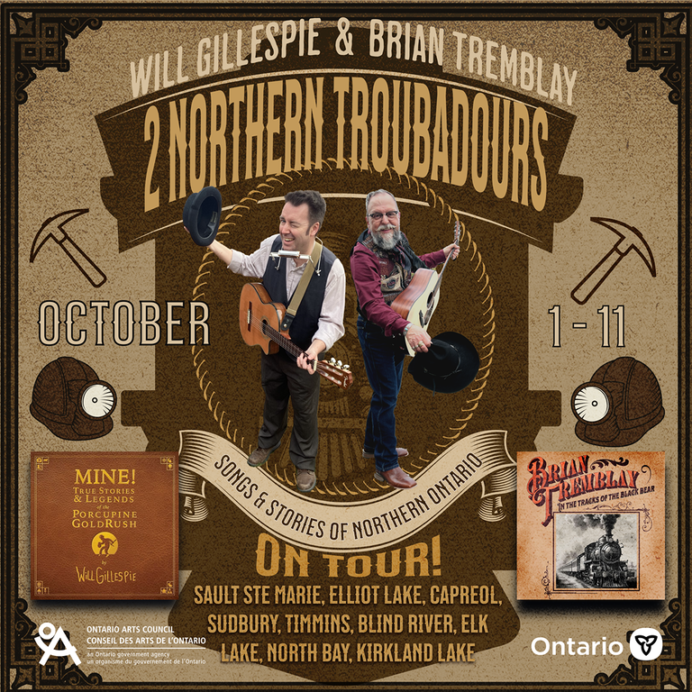 Will Gillespie & Brian Tremblay: 2 Northern Troubadours - Timber ...