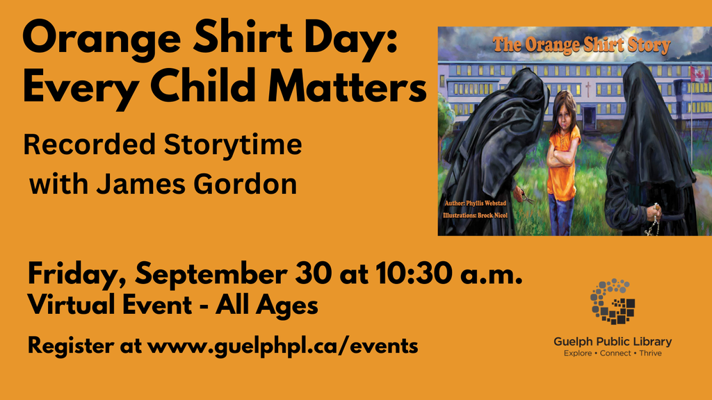 Orange Shirt Day: Every Child Matters - Recorded Storytime with James ...