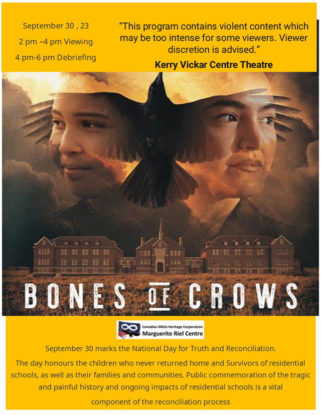 BONES OF CROWS Showing | Culture Days 2023